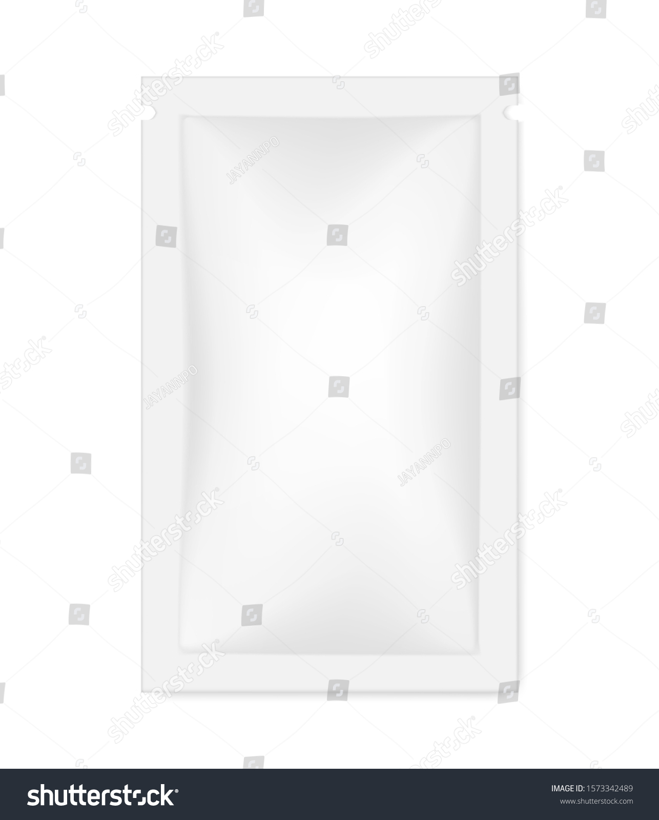 Blank White Sachet Package Realistic Vector: Vector có sẵn (miễn phí ...