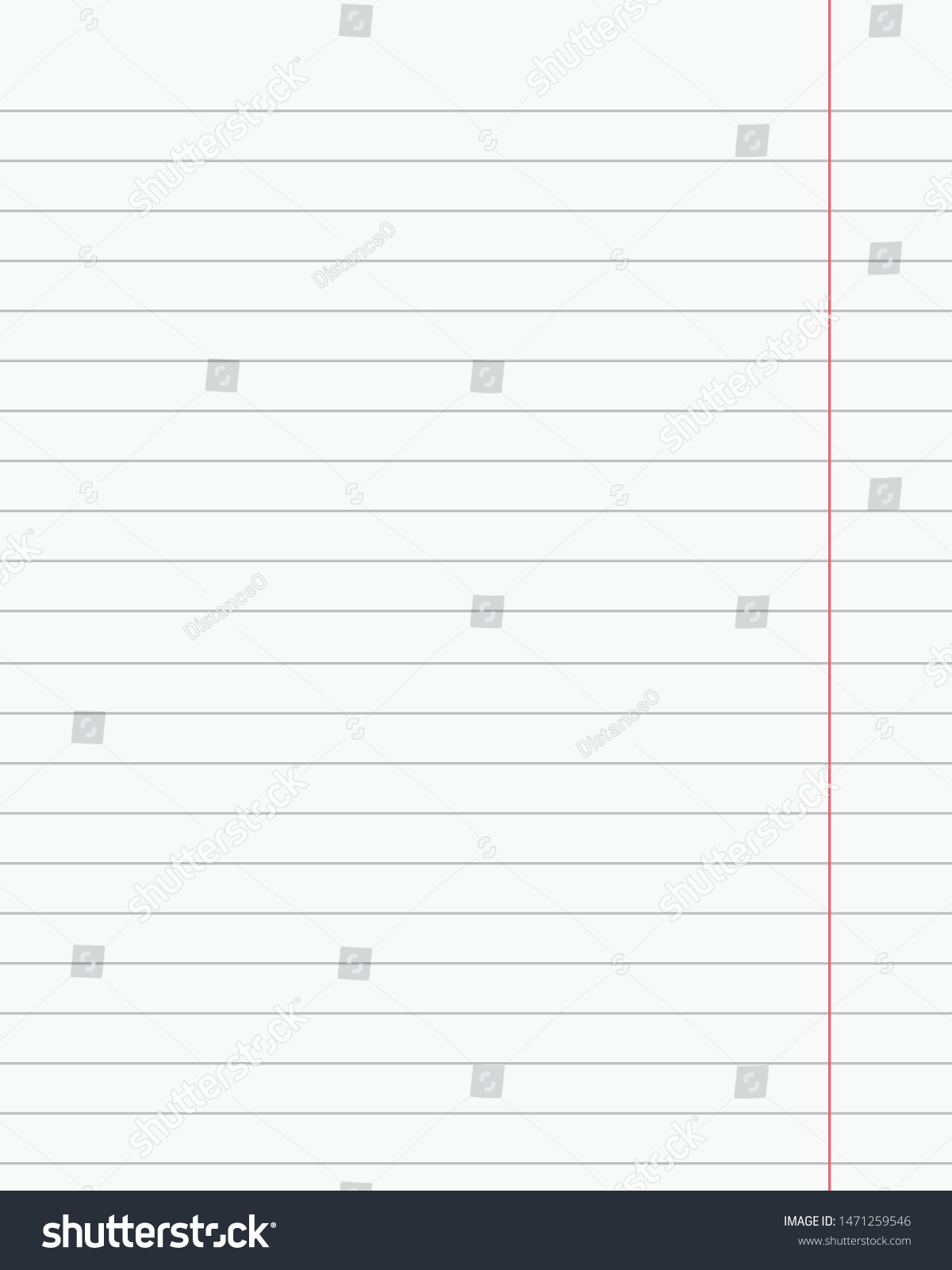 Blank White Worksheet Exercise Book Squared Stock Vector (Royalty Free ...