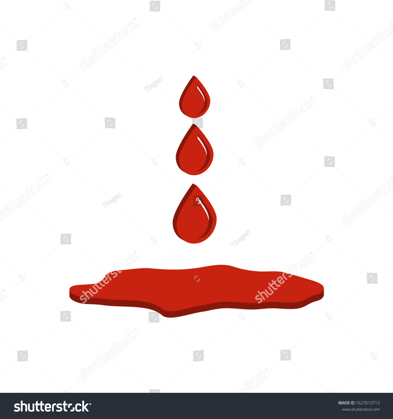 Bleeding Iconisometric 3d View Stock Vector (Royalty Free) 1627613713