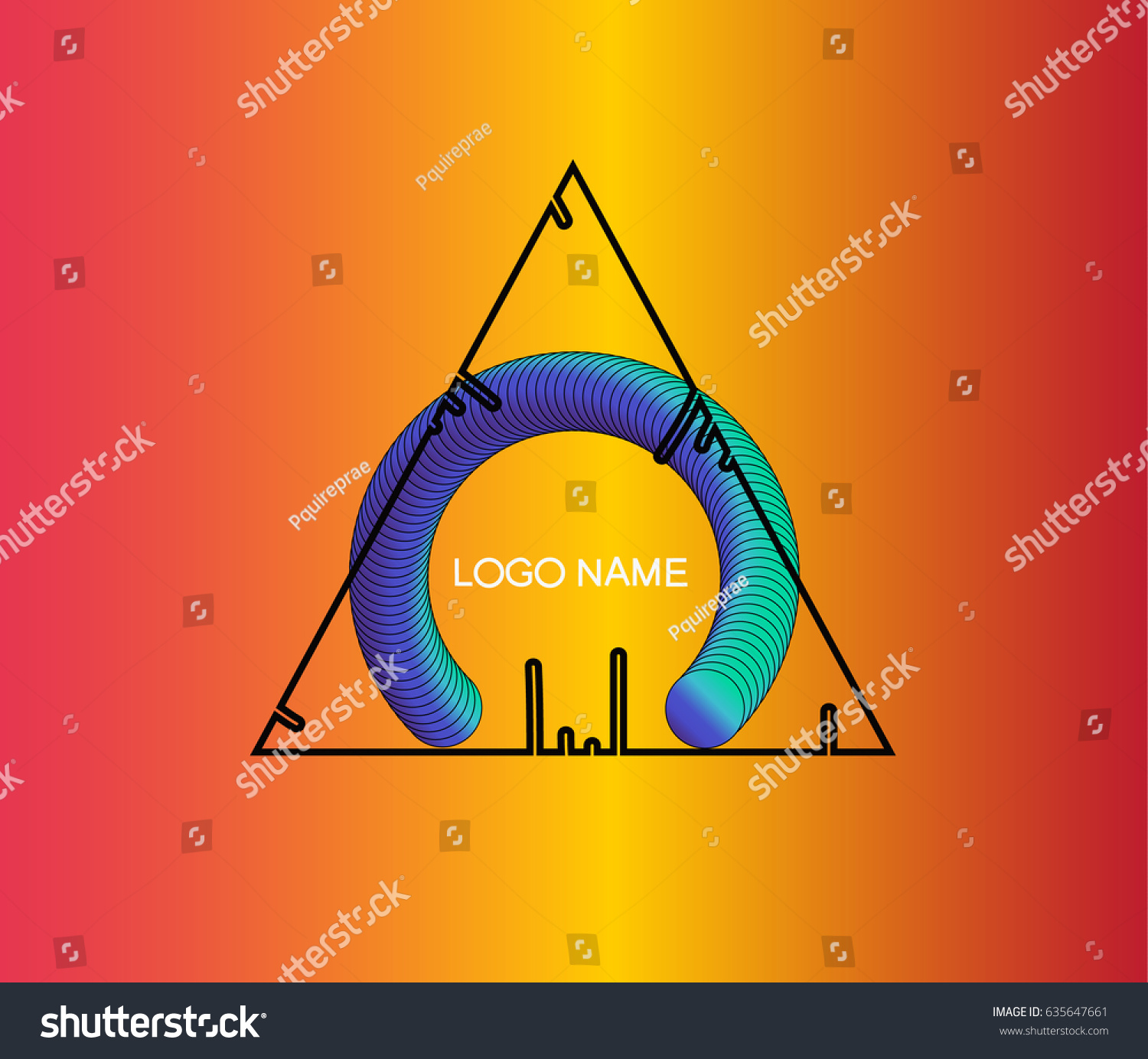 Blend Effect Logo By Illustration Stock Vector (Royalty Free) 635647661 ...
