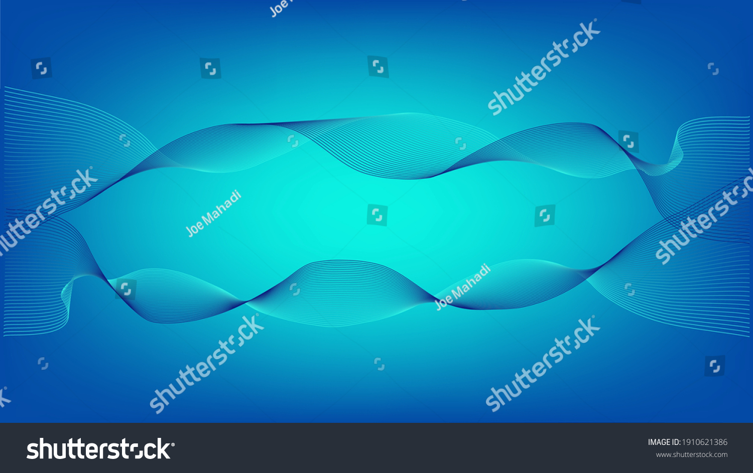 Blended Lines Blue Gradient Mesh Background Stock Vector (Royalty Free ...