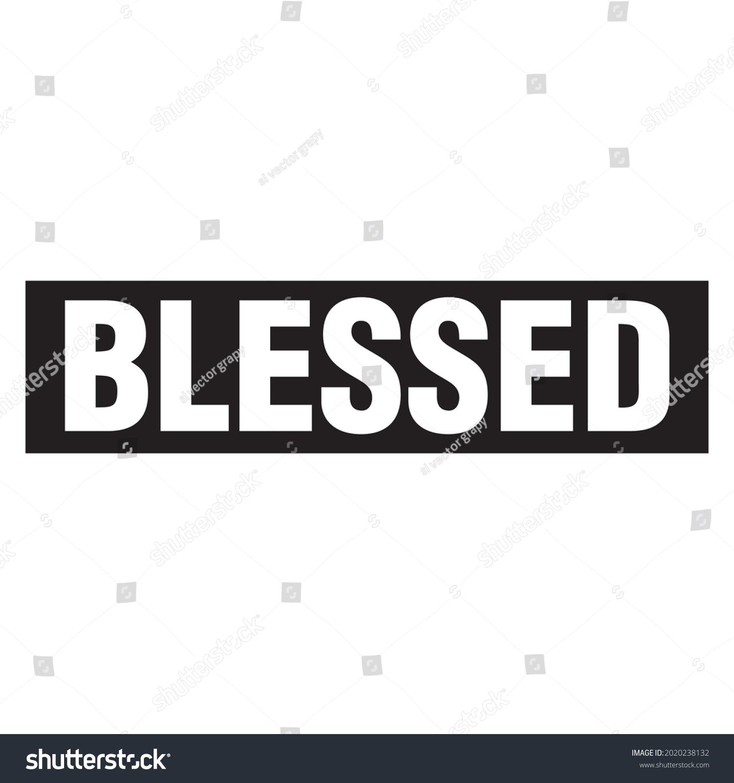 Blessed Text T Shirt Design Vector Stock Vector (Royalty Free ...