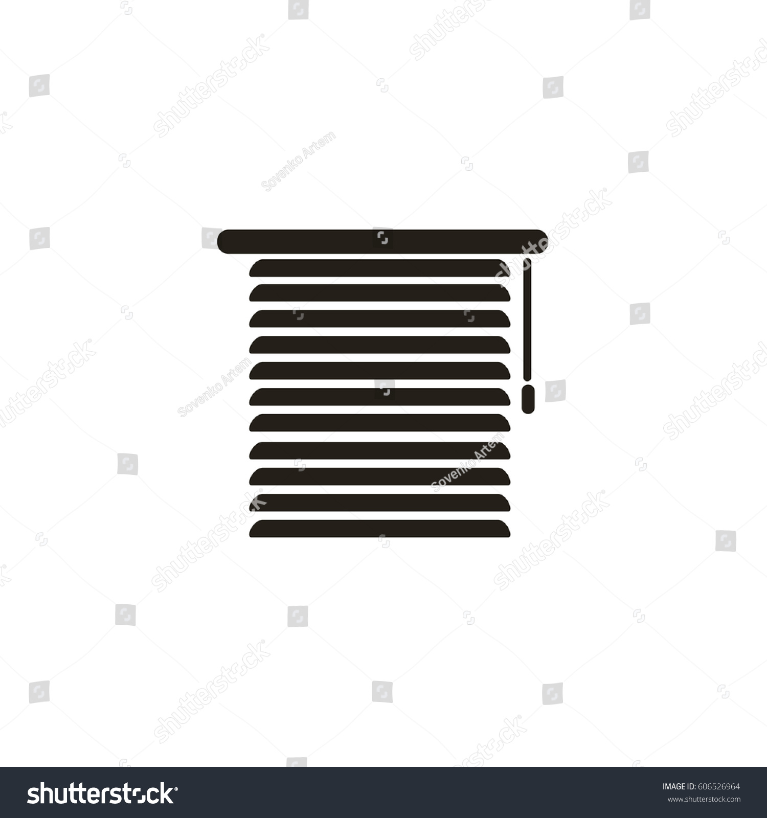 Blinds Icon เวกเตอร์สต็อก (ปลอดค่าลิขสิทธิ์) 606526964 - Shutterstock