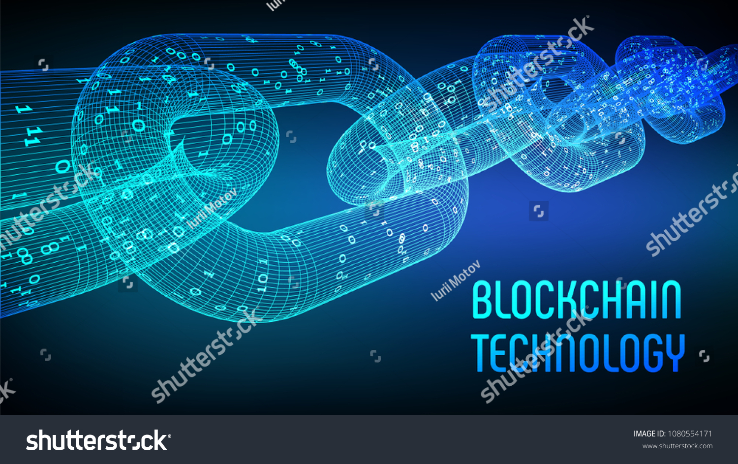 Block Chain Crypto Currency Blockchain Concept Stock Vector (Royalty ...