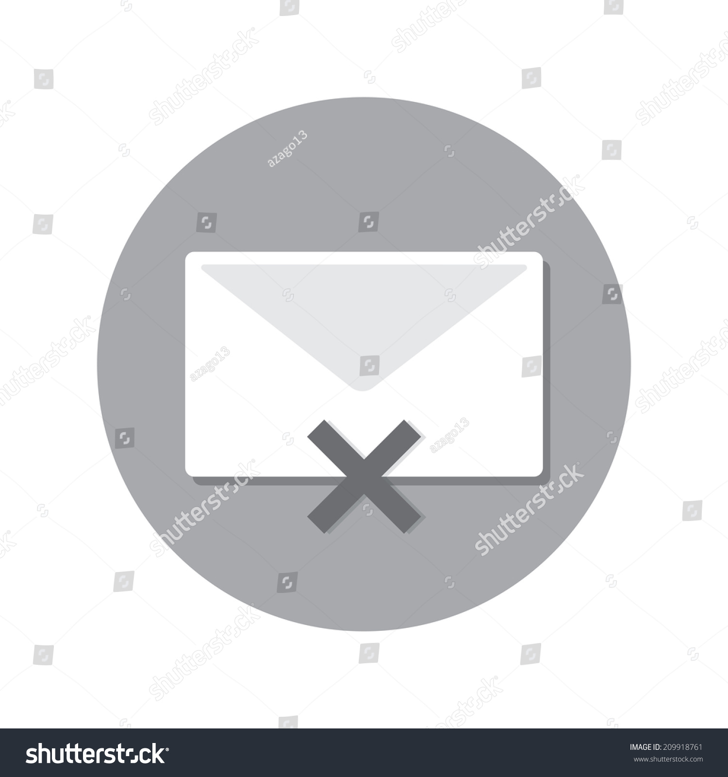 Block Envelope Letters Vector Illustration Stock Vector (Royalty Free ...