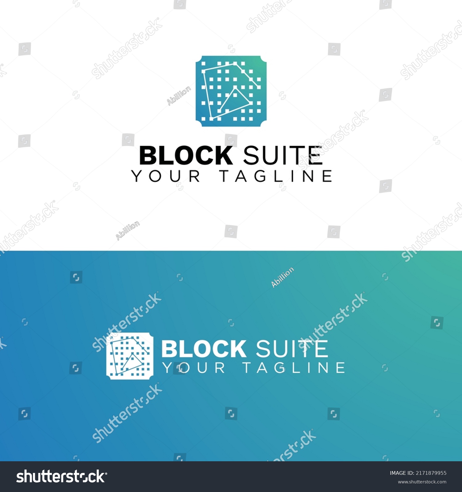 Block Suite Logo Vector Illustration Stock Vector (Royalty Free ...