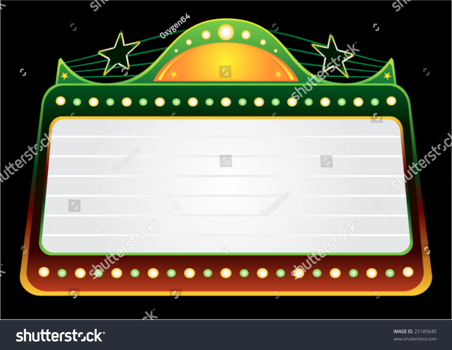 Blockbuster Template Stock Vector (Royalty Free) 25185640