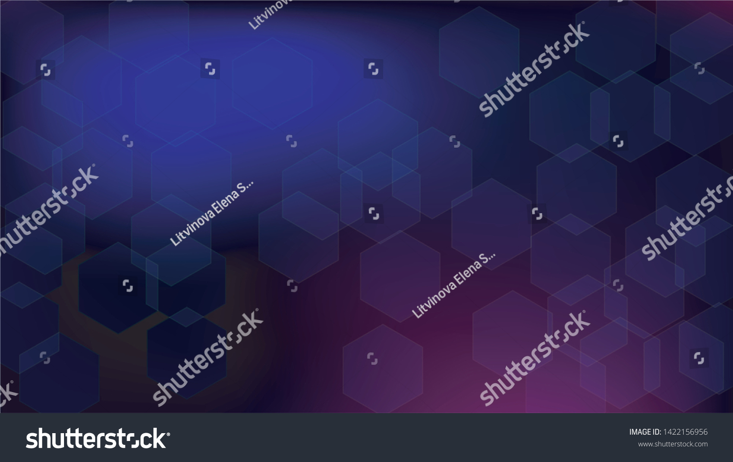 Blockchain Technology Background Blue Digital Pattern Stock Vector ...