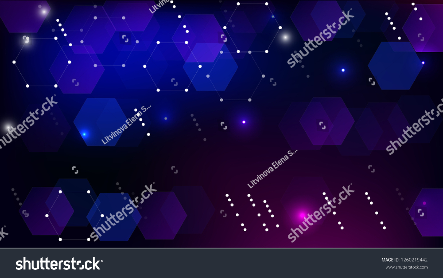 Blockchain Technology Background Bussines Concept Banner Stock Vector ...
