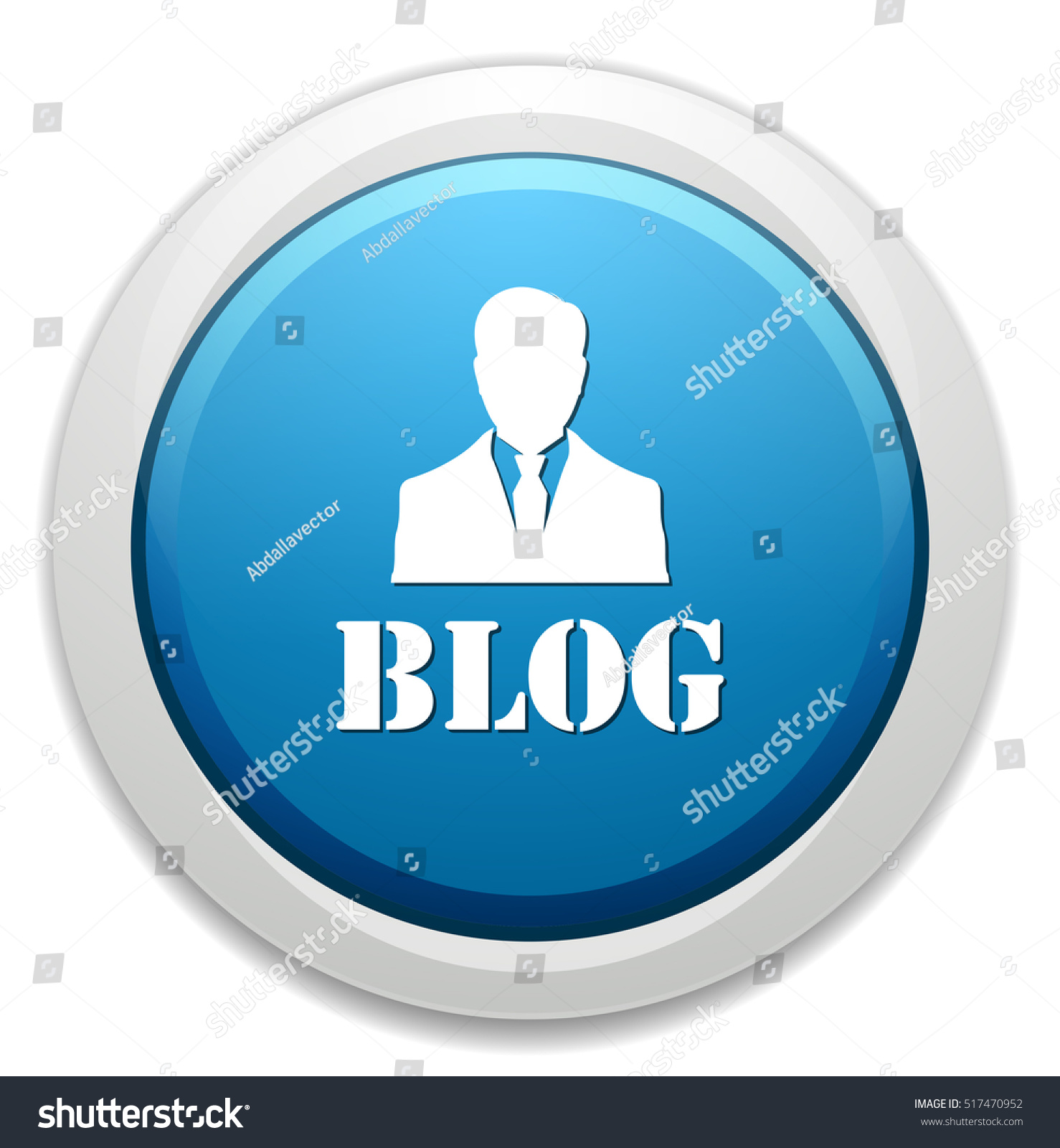 Blog Icon Stock Vector (Royalty Free) 517470952 | Shutterstock
