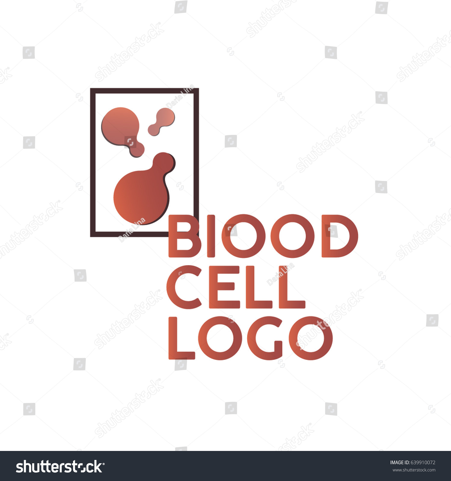 Blood Cell Logo Stock Vector (Royalty Free) 639910072