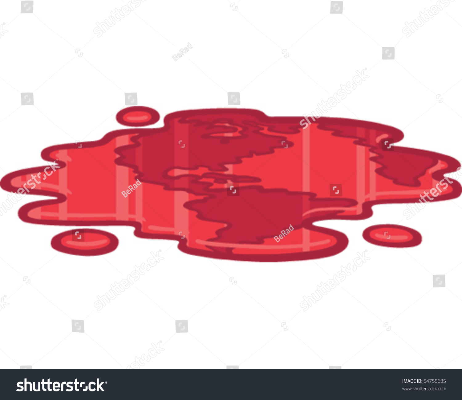 Blood Earth Stock Vector (Royalty Free) 54755635
