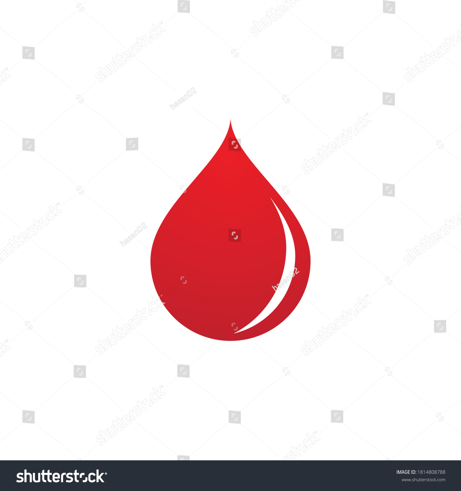 Blood Illustration Logo Vector Template Stock Vector (Royalty Free ...
