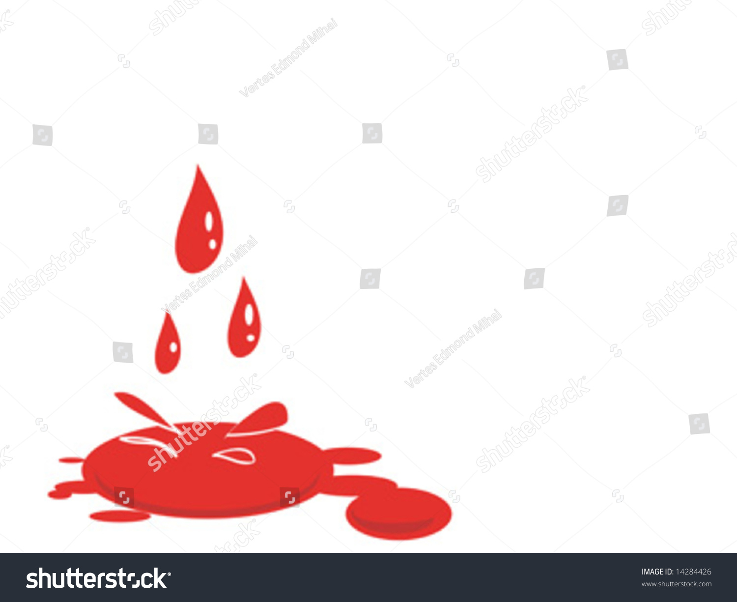 Blood Splat Stock Vector (Royalty Free) 14284426