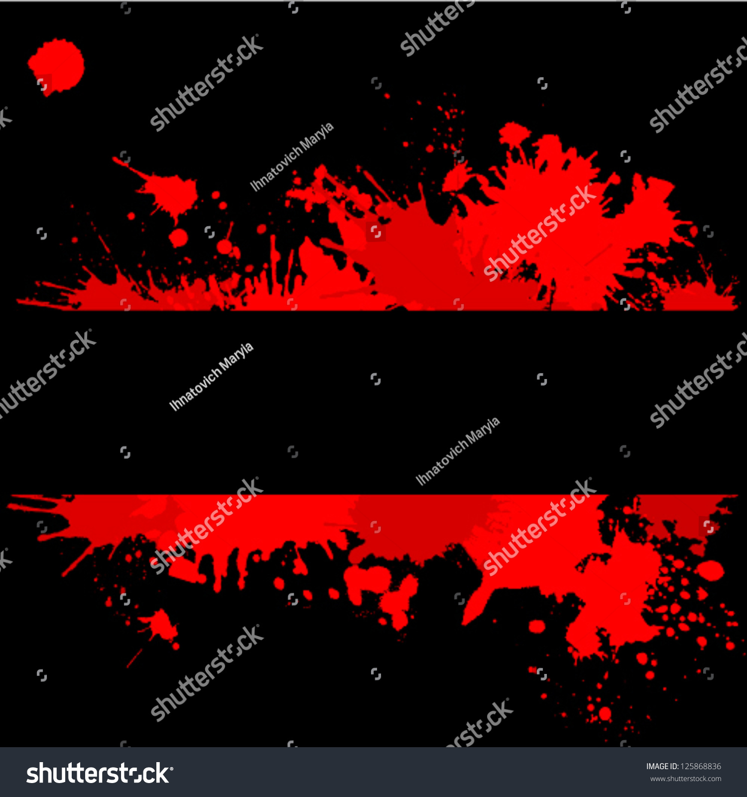 Blood Stains Vector: vetor stock (livre de direitos) 125868836 ...
