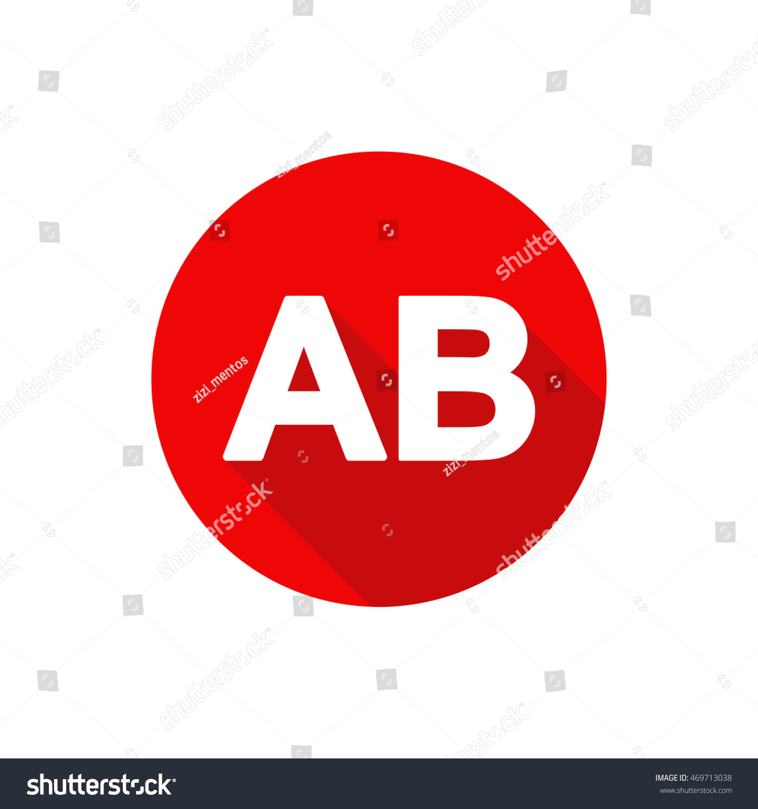 Blood Type Icon Vector Illustration Stock Vector (Royalty Free ...