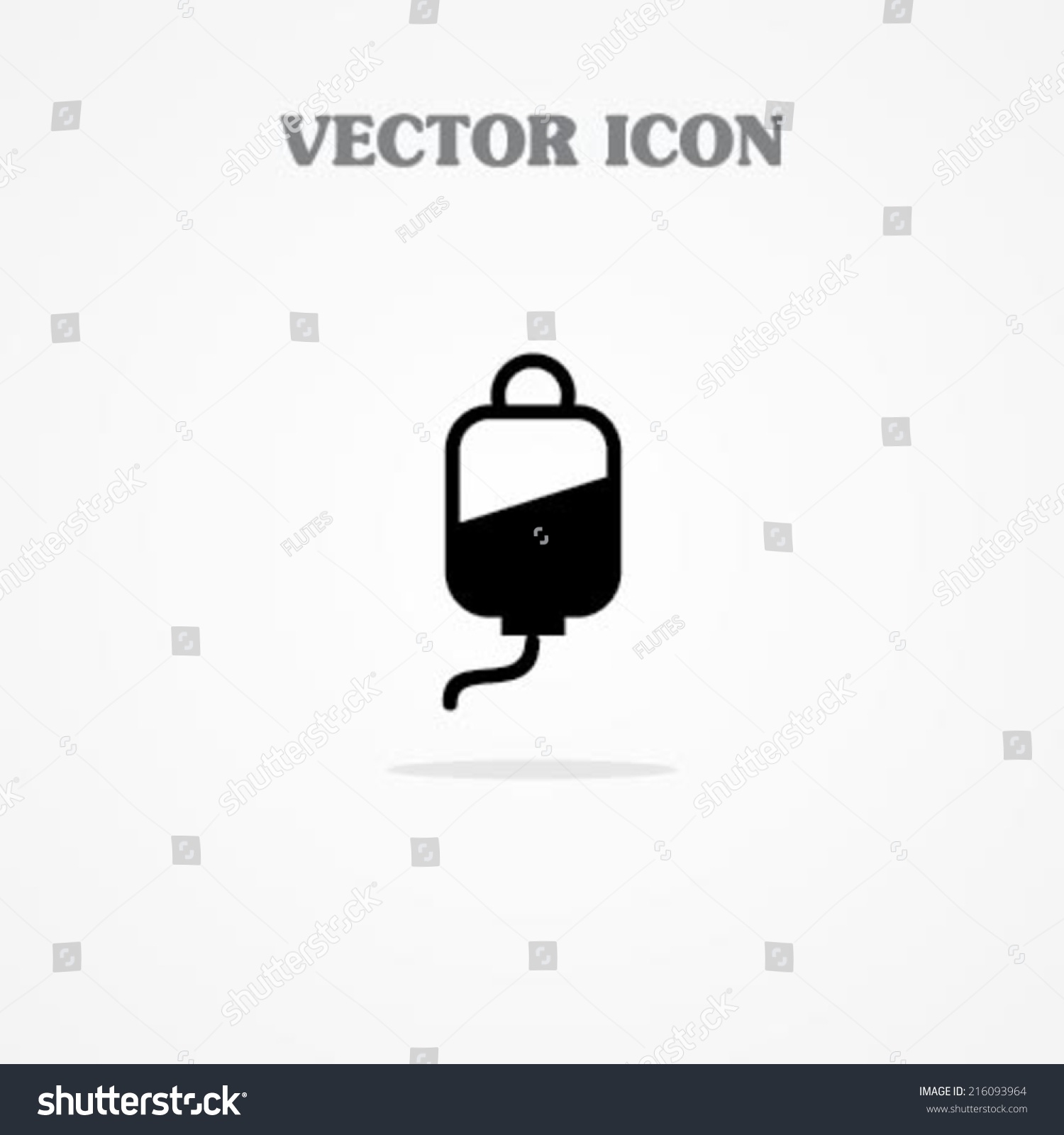 Blood Unit Icon Stock Vector (Royalty Free) 216093964