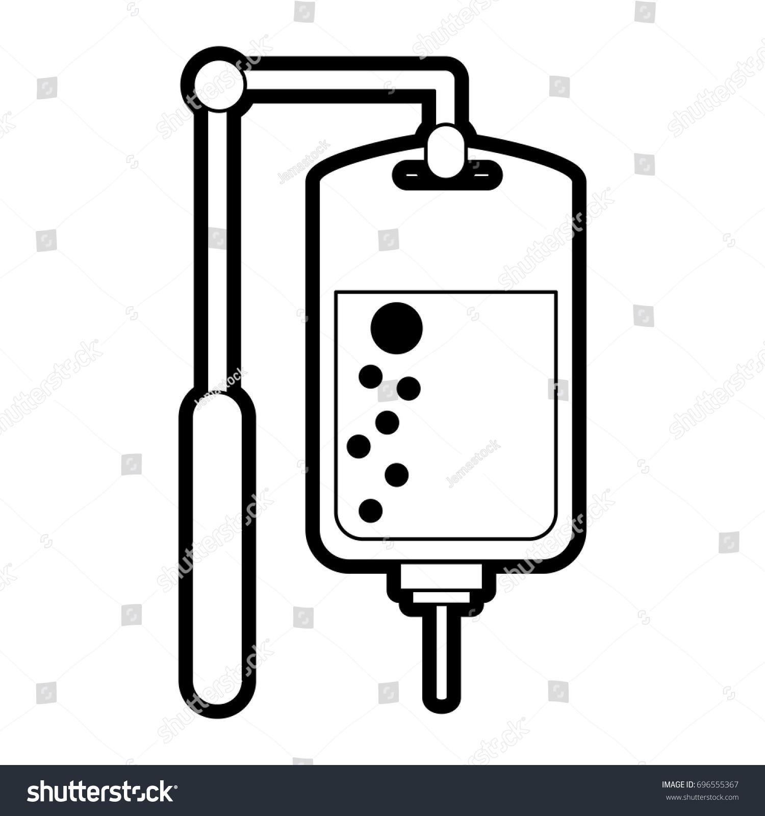 Blood Unit Vector Illustration Stock Vector (Royalty Free) 696555367