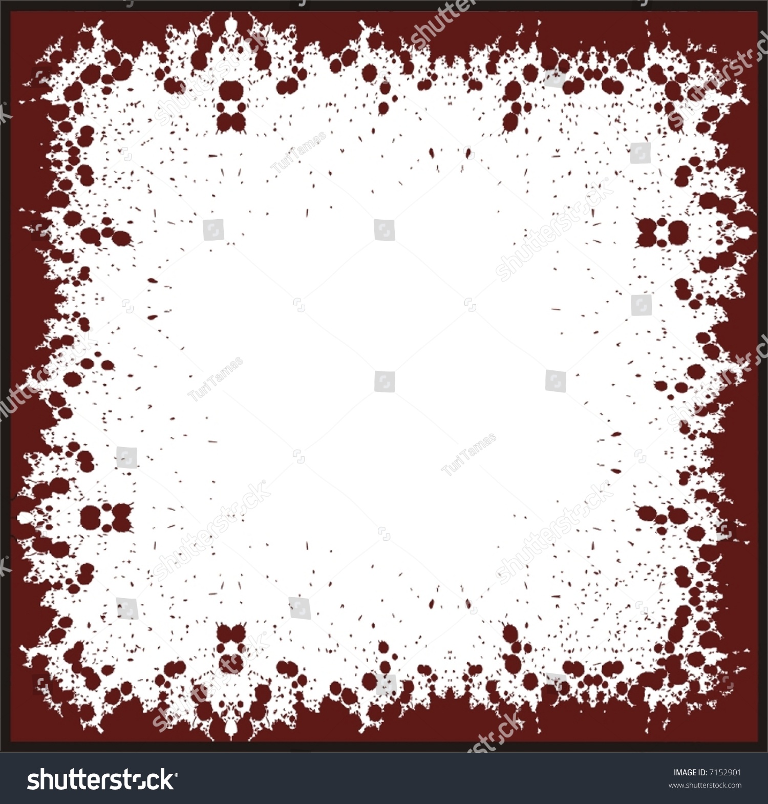 Bloody Border Vector Illustration - 7152901 : Shutterstock