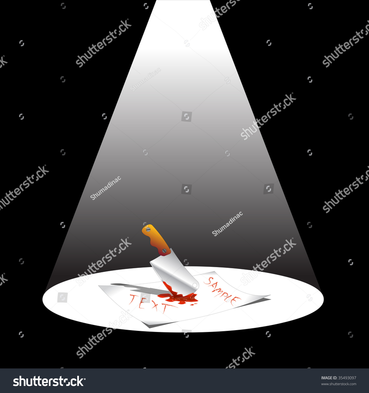 20 Bloody knife with a note Images, Stock Photos & Vectors | Shutterstock