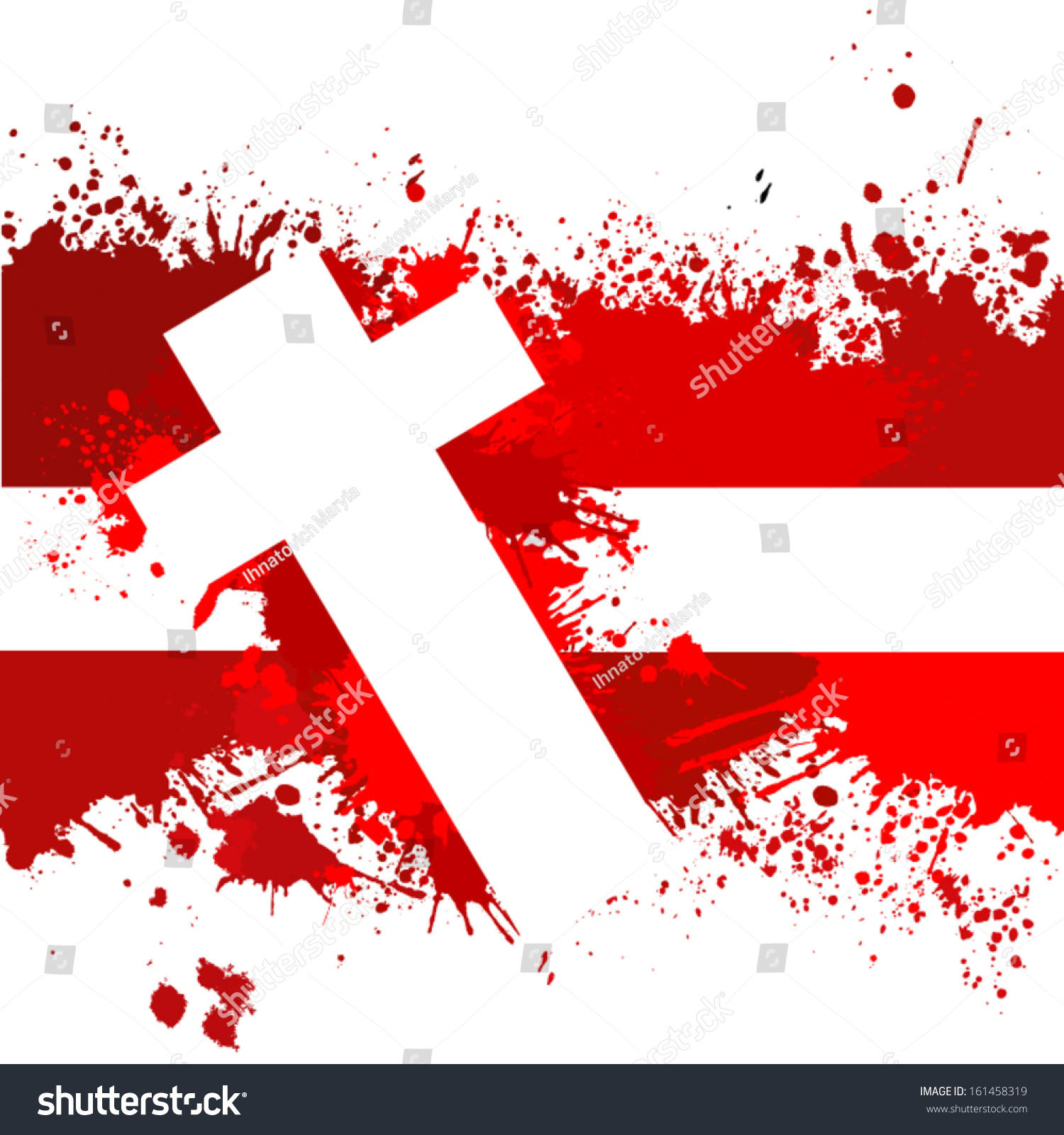 Bloody Cross Tattoos