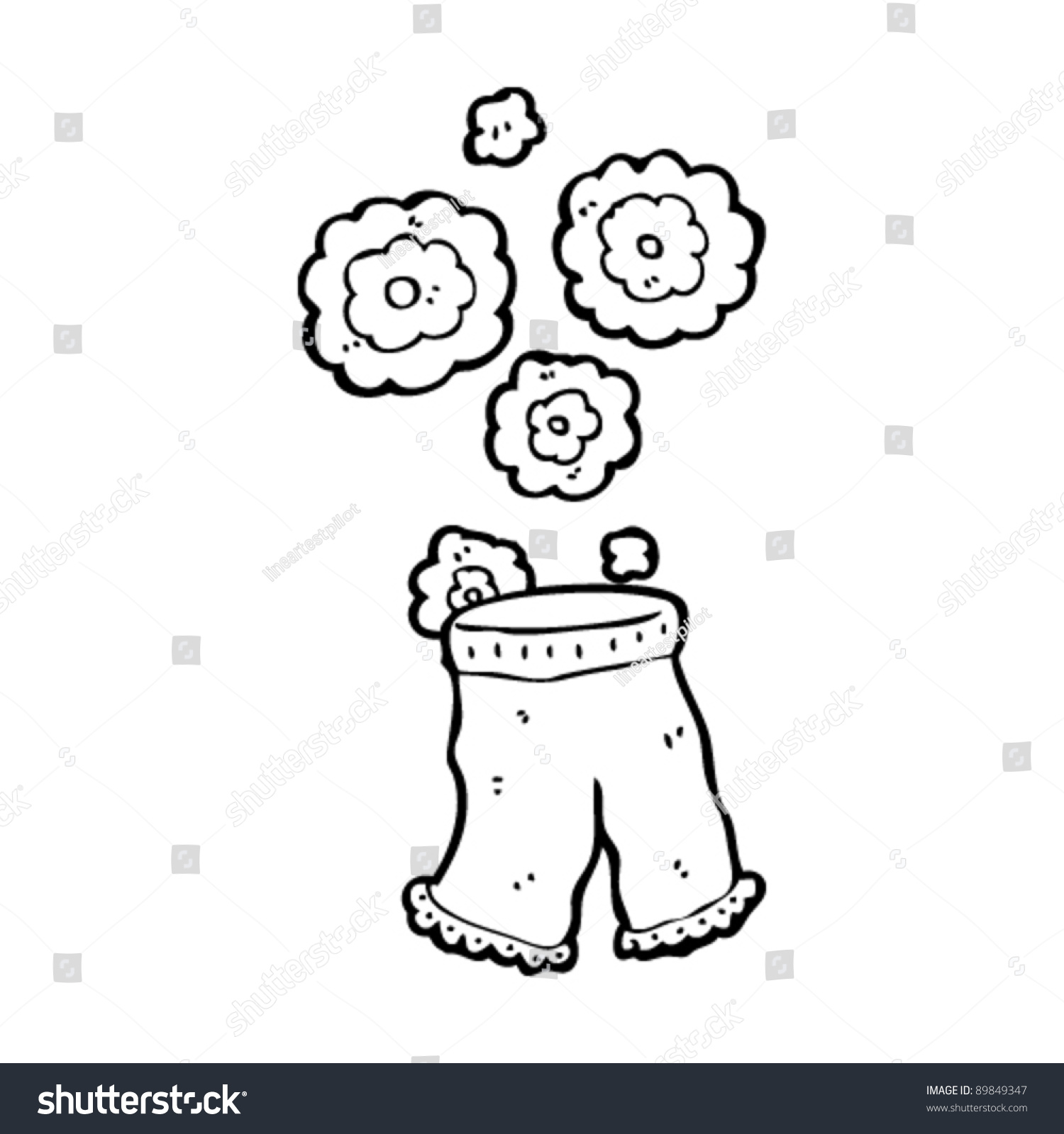 Bloomers Cartoon: เวกเตอร์สต็อก (ปลอดค่าลิขสิทธิ์) 89849347 | Shutterstock