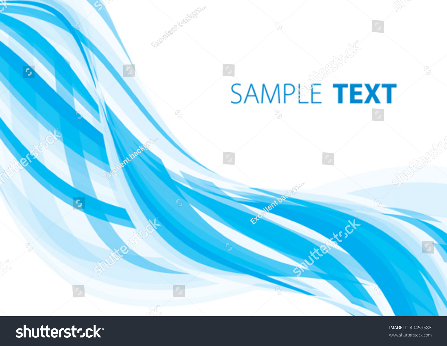 Blue Abstract Background Vector Stock Vector (Royalty Free) 40459588 ...