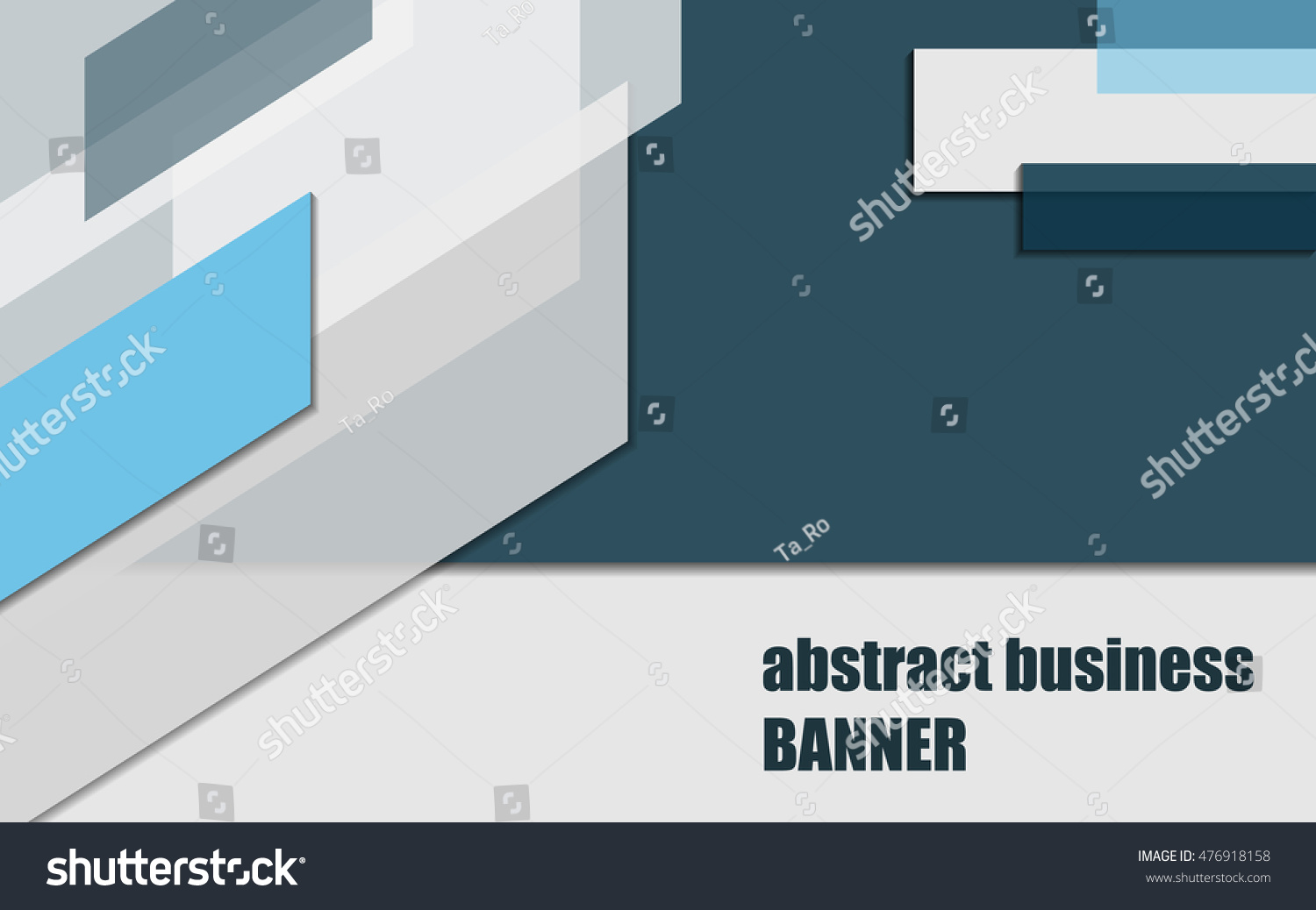 Blue Abstract Business Background Vector Design Stock Vector (Royalty ...