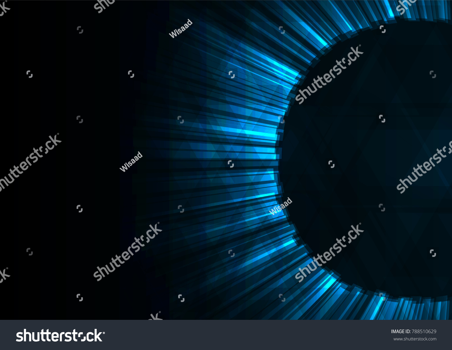 Blue Abstract Firework Triangle Overlap Background Stock Vector ...