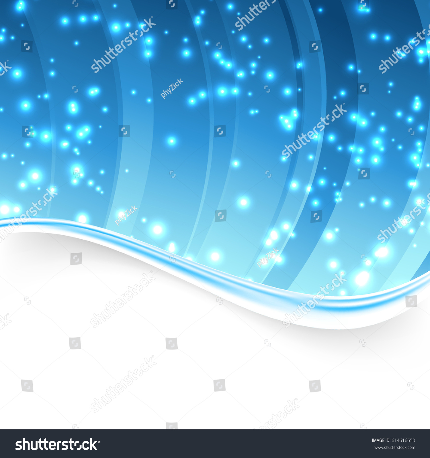 Blue Abstract Folder Layout Soft Border Stock Vector (Royalty Free ...