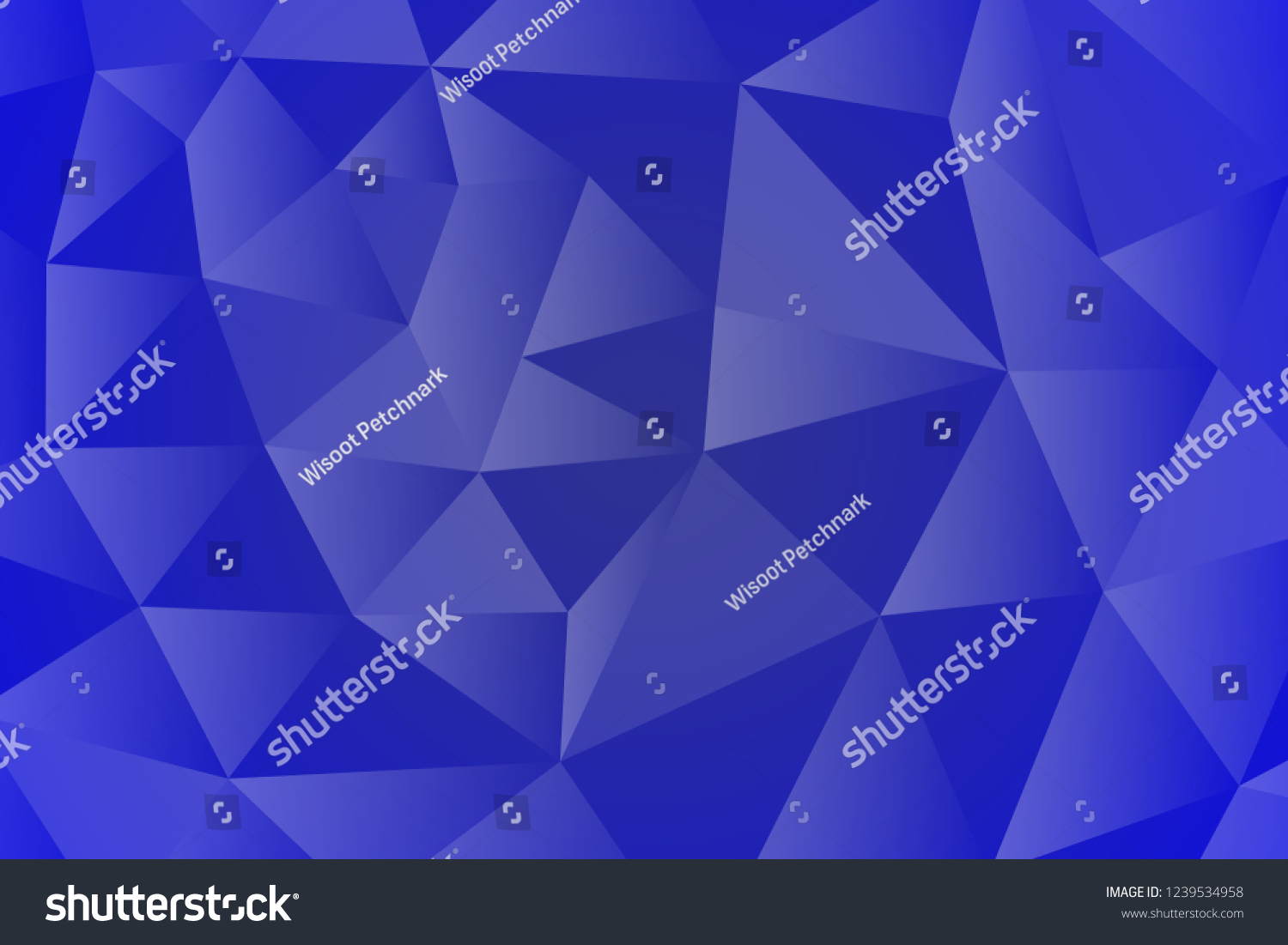 Blue Abstract Polygon Background Stock Vector (Royalty Free) 1239534958 ...