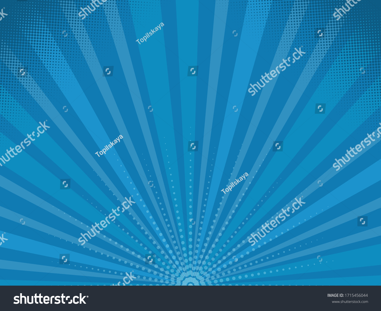 Blue Abstract Rays Background Vector Illustration Stock Vector (Royalty ...