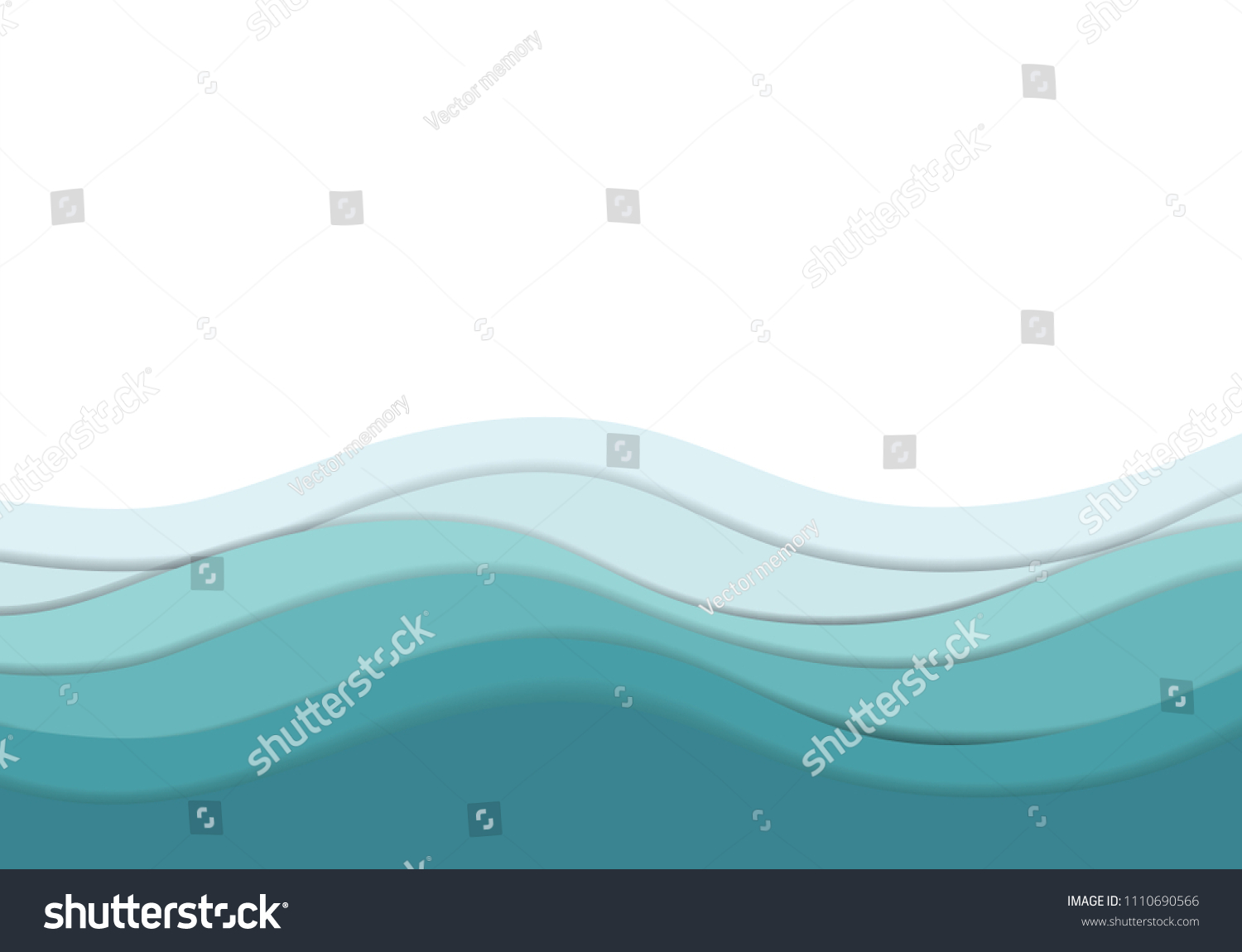 Blue Abstract Wave Texture Wavy Background Stock Vector (Royalty Free ...