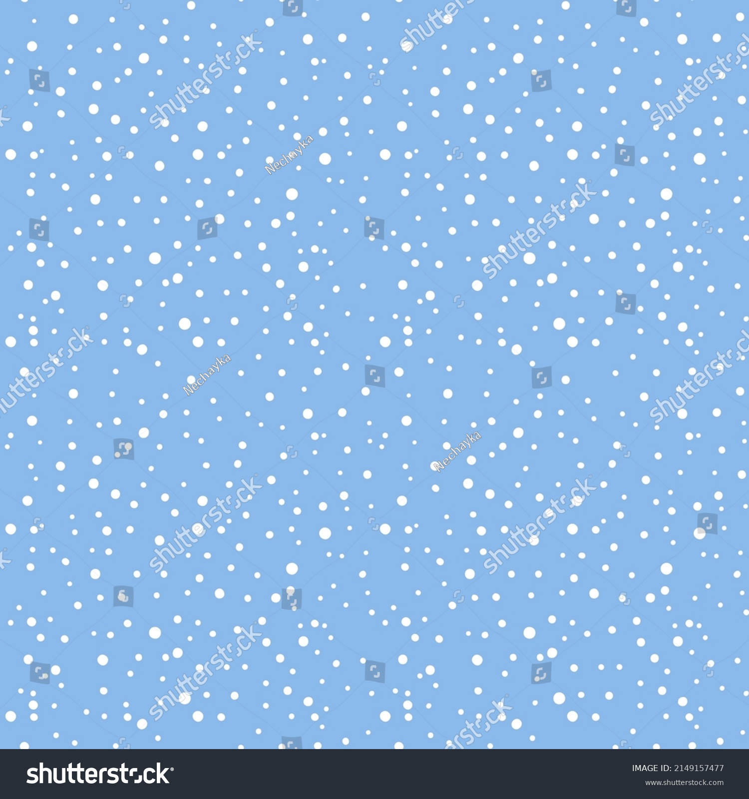 Blue White Seamless Confetti Background Light Stock Vector (Royalty ...