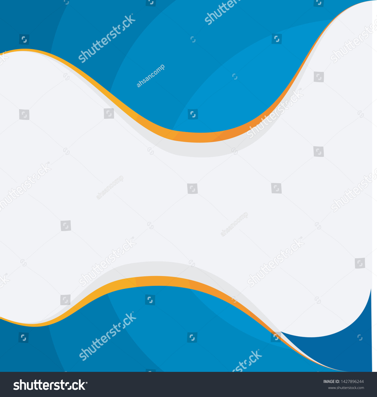 Blue Yellow Background Template: เวกเตอร์สต็อก (ปลอดค่าลิขสิทธิ์ ...