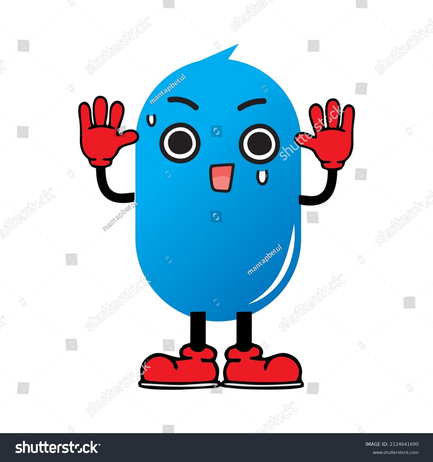 Blue Animation Vector Design Inspiration Stock Vector (Royalty Free ...