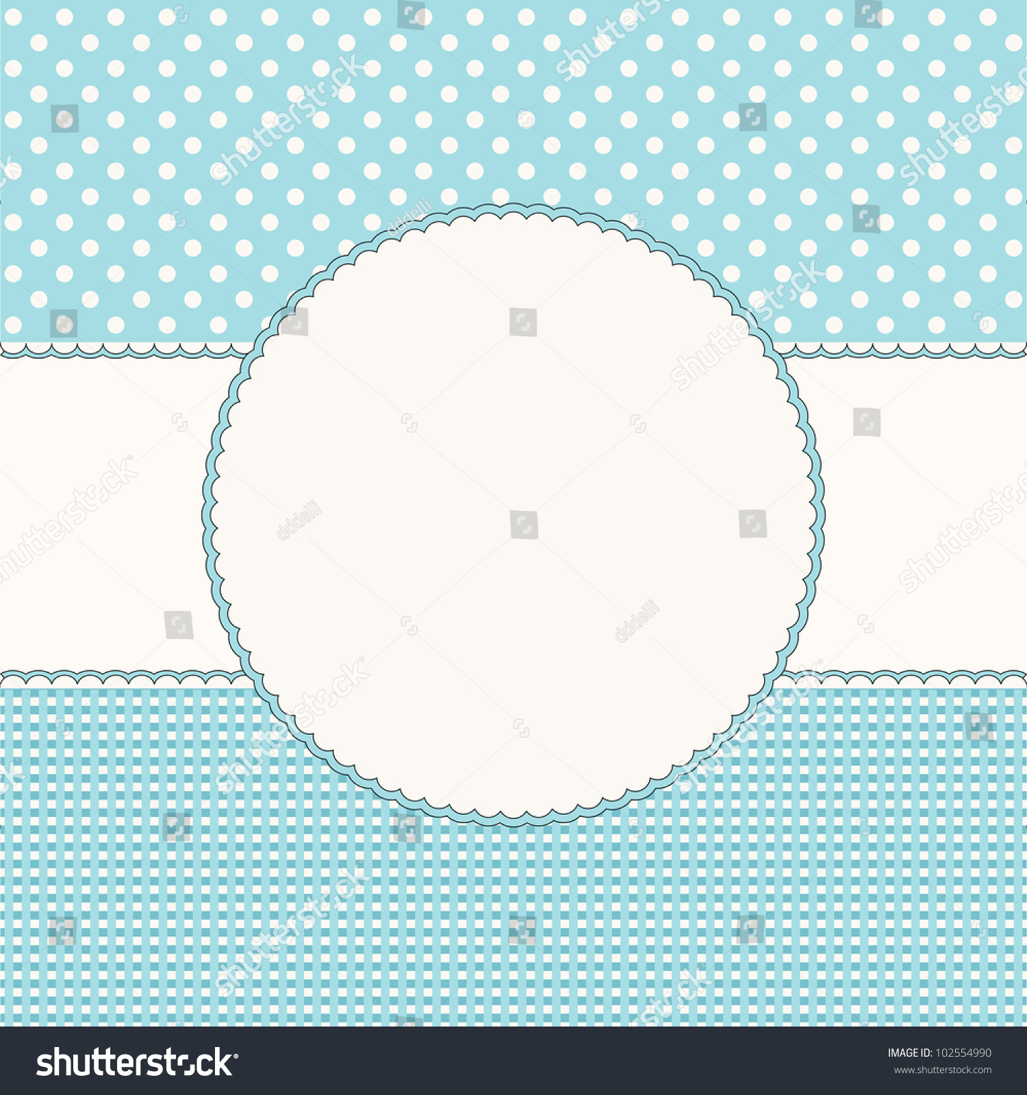 Blue Babies Background Frame Stock Vector (Royalty Free) 102554990 ...