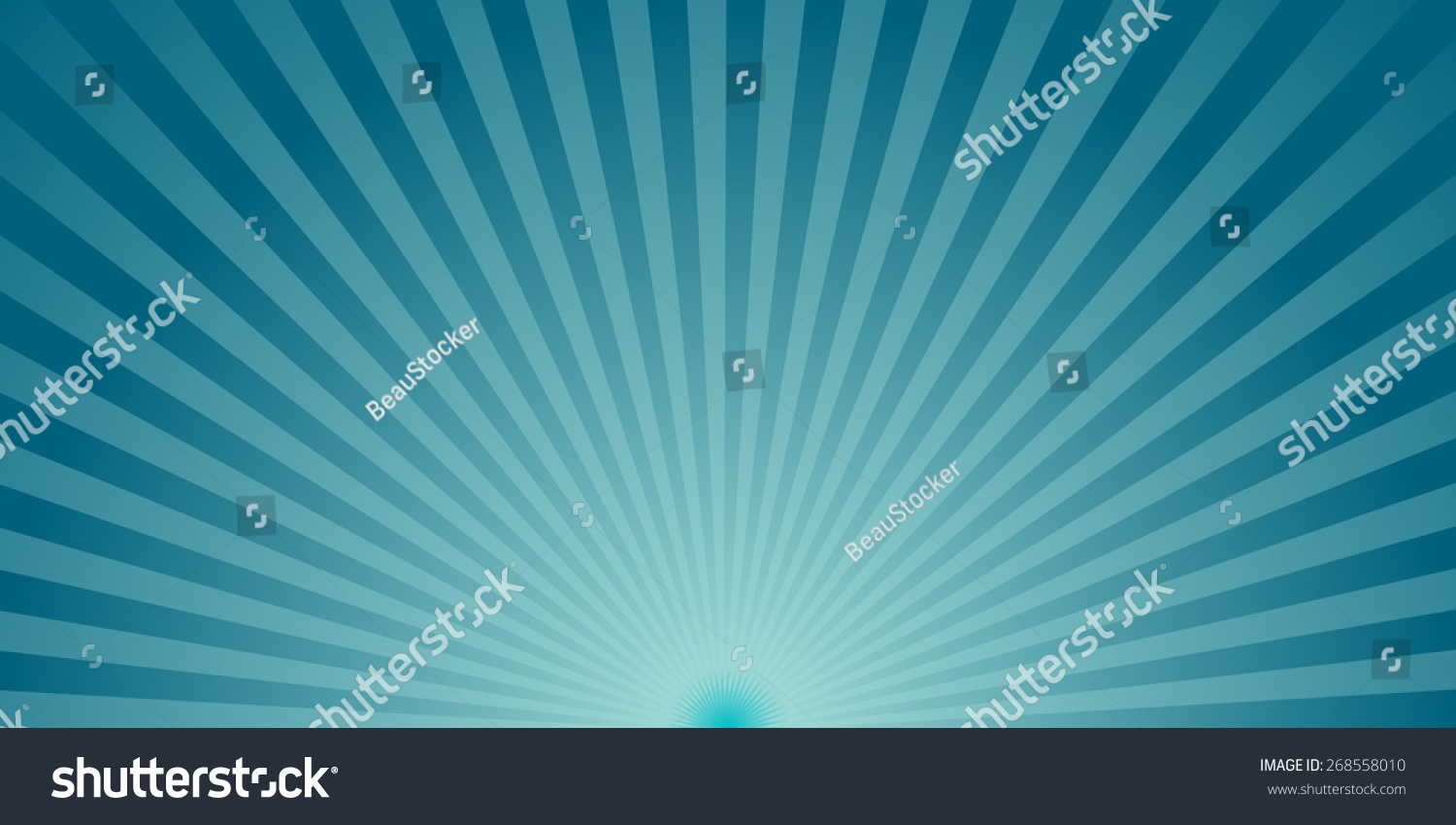Blue Background Half Sunburst Vector Stock Vector (Royalty Free ...