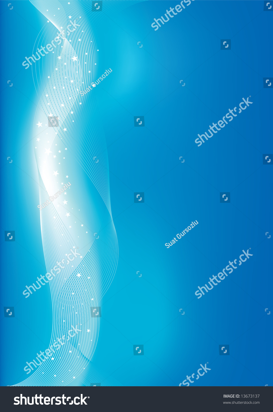 Blue Background Separated Layers Included Vector Stock Vector (Royalty ...