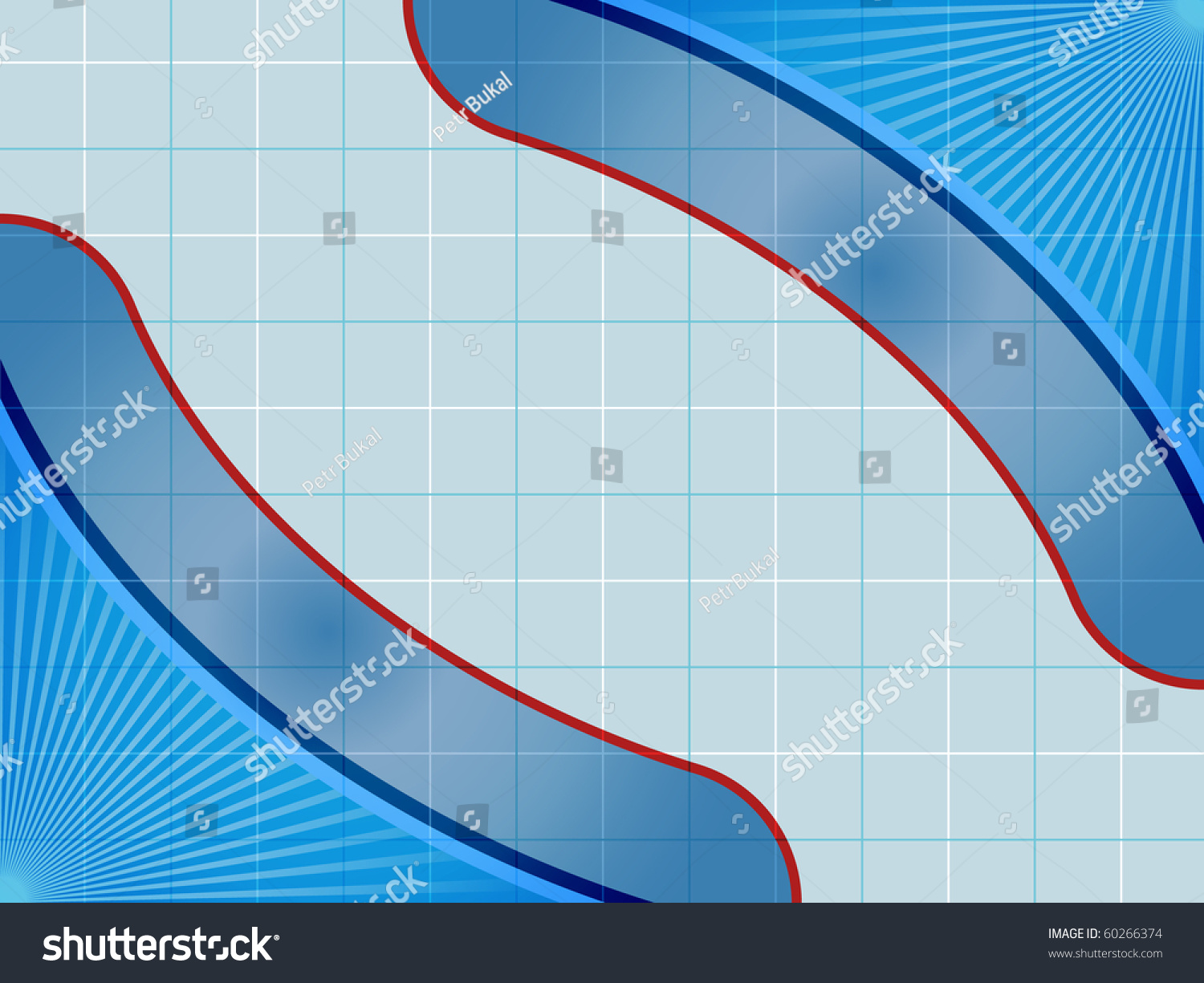 Blue Background Net Behind Vector Illustration Stock Vector (Royalty ...
