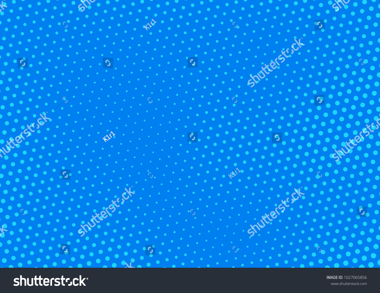 Blue Comic Popart Halftone Background Vector Stock Vector (Royalty Free ...