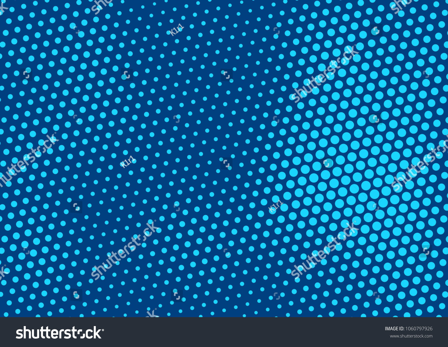 Blue Comic Popart Halftone Background Vector Stock Vector (Royalty Free ...