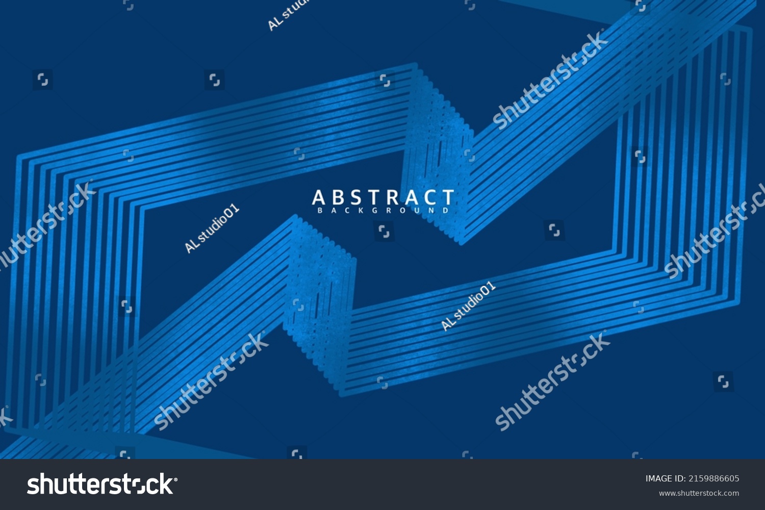 Blue Corner Arrows Overlapping Vector Background Stock Vector (Royalty ...