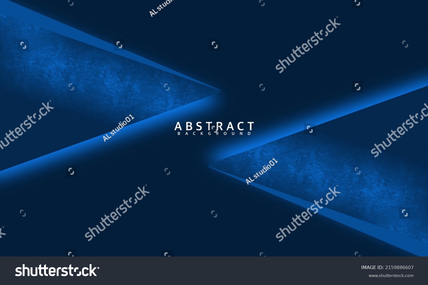 Blue Corner Arrows Overlapping Vector Background Stock Vector (Royalty ...