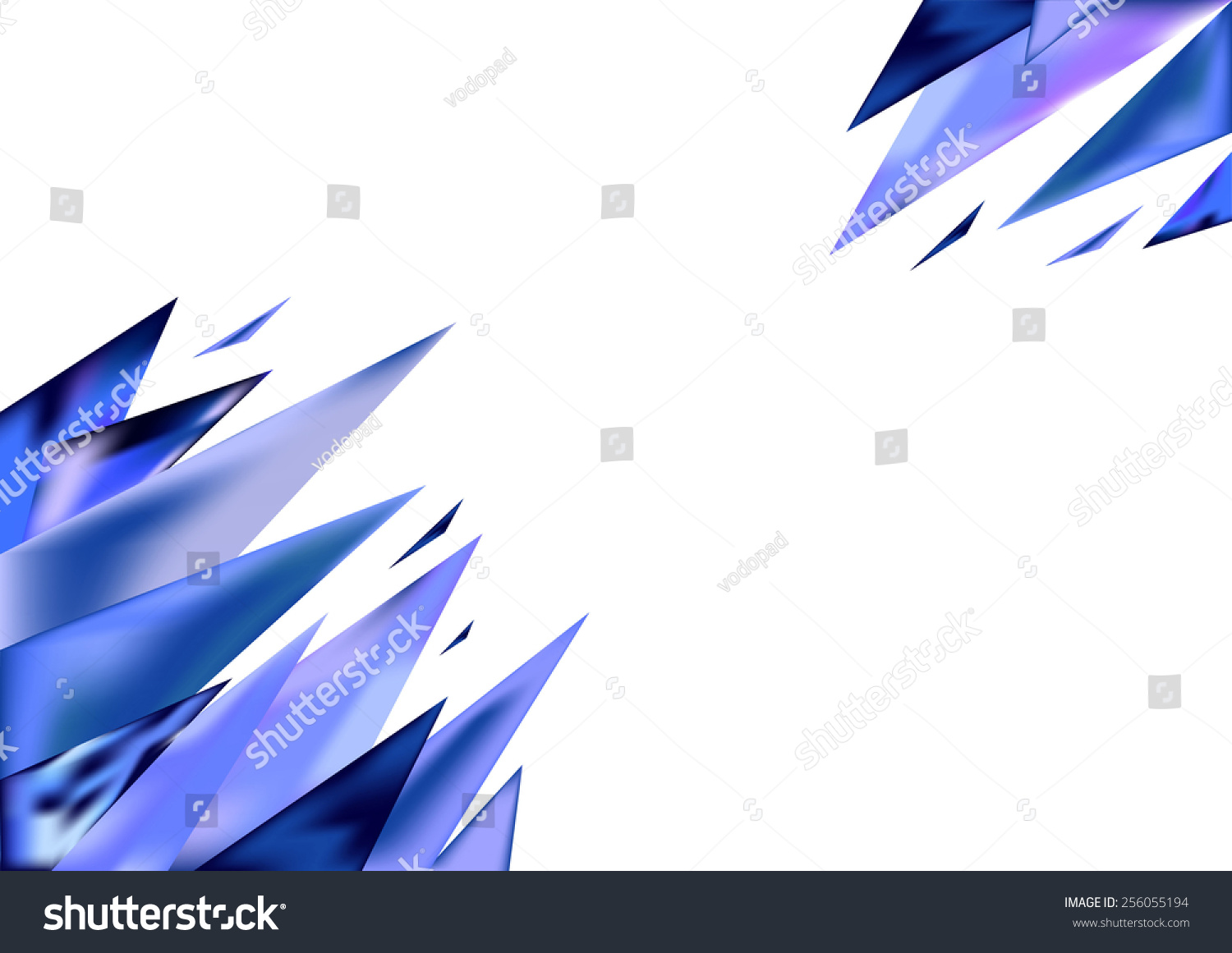 Blue Crystal Backgrounds Vector Illustration Stock Vector (Royalty Free ...
