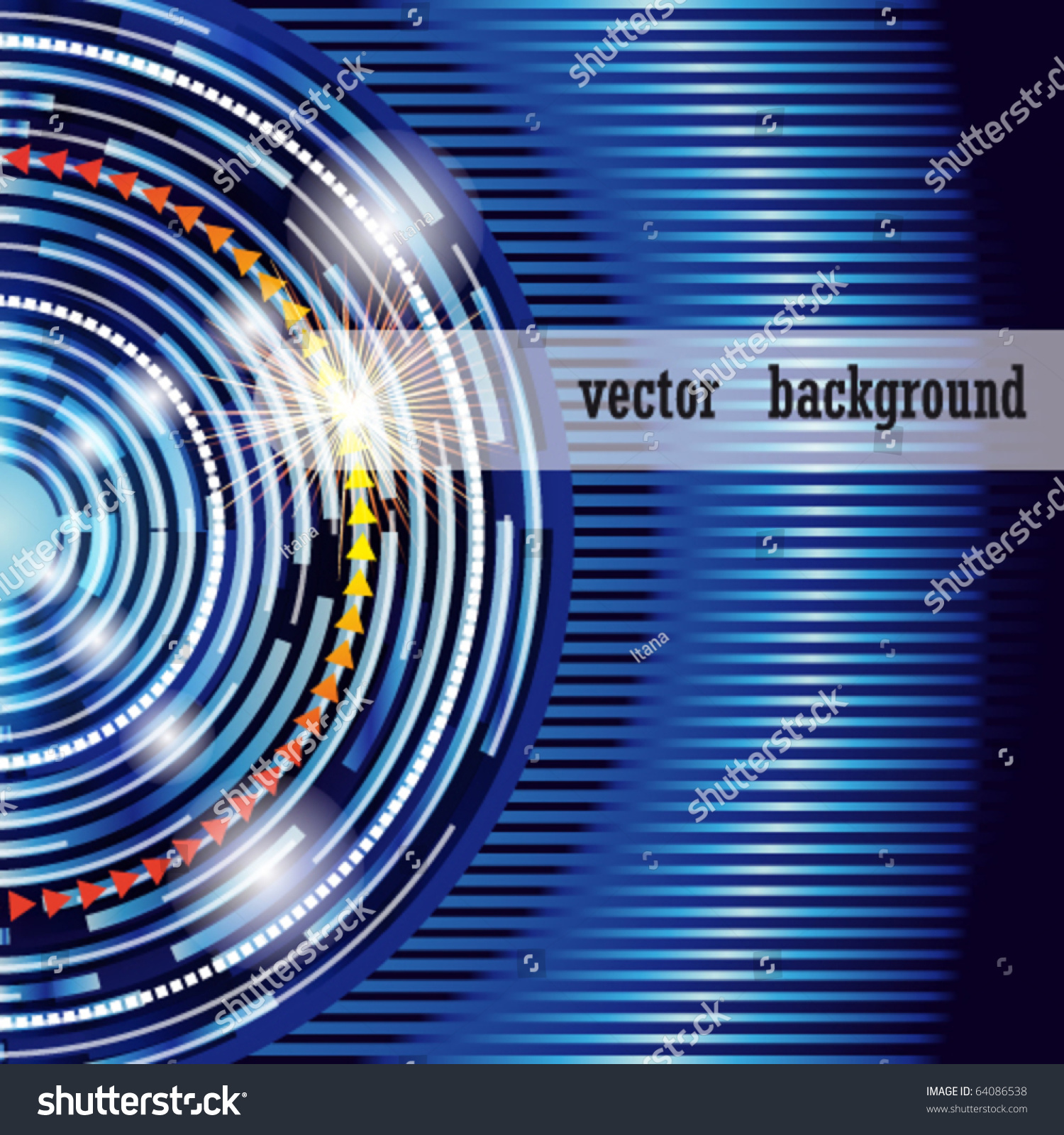 Blue Digital Background Stock Vector (Royalty Free) 64086538 | Shutterstock