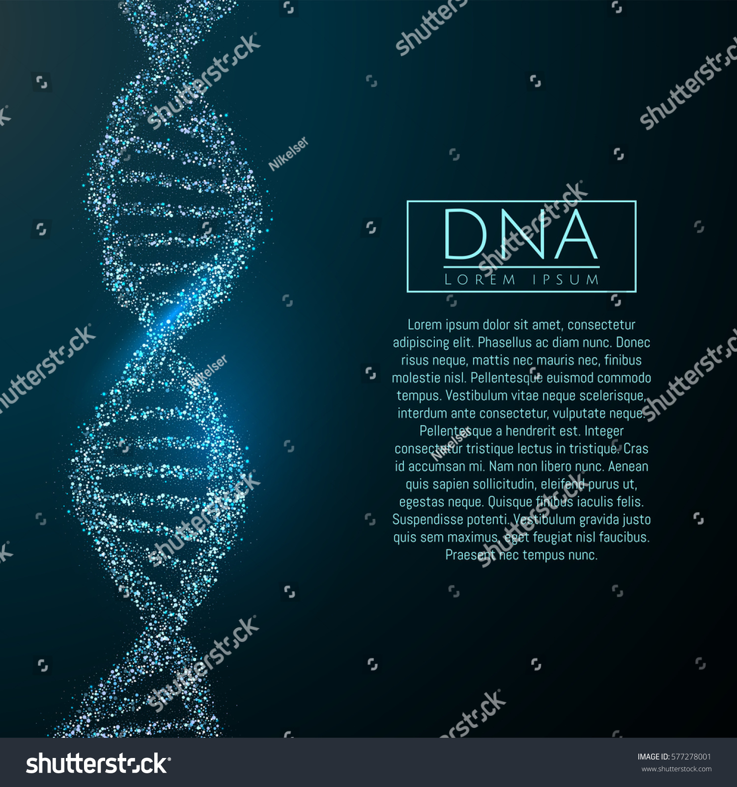 Blue Dna Sequence Glitter Shiny Vector 스톡 벡터 577278001 - Shutterstock