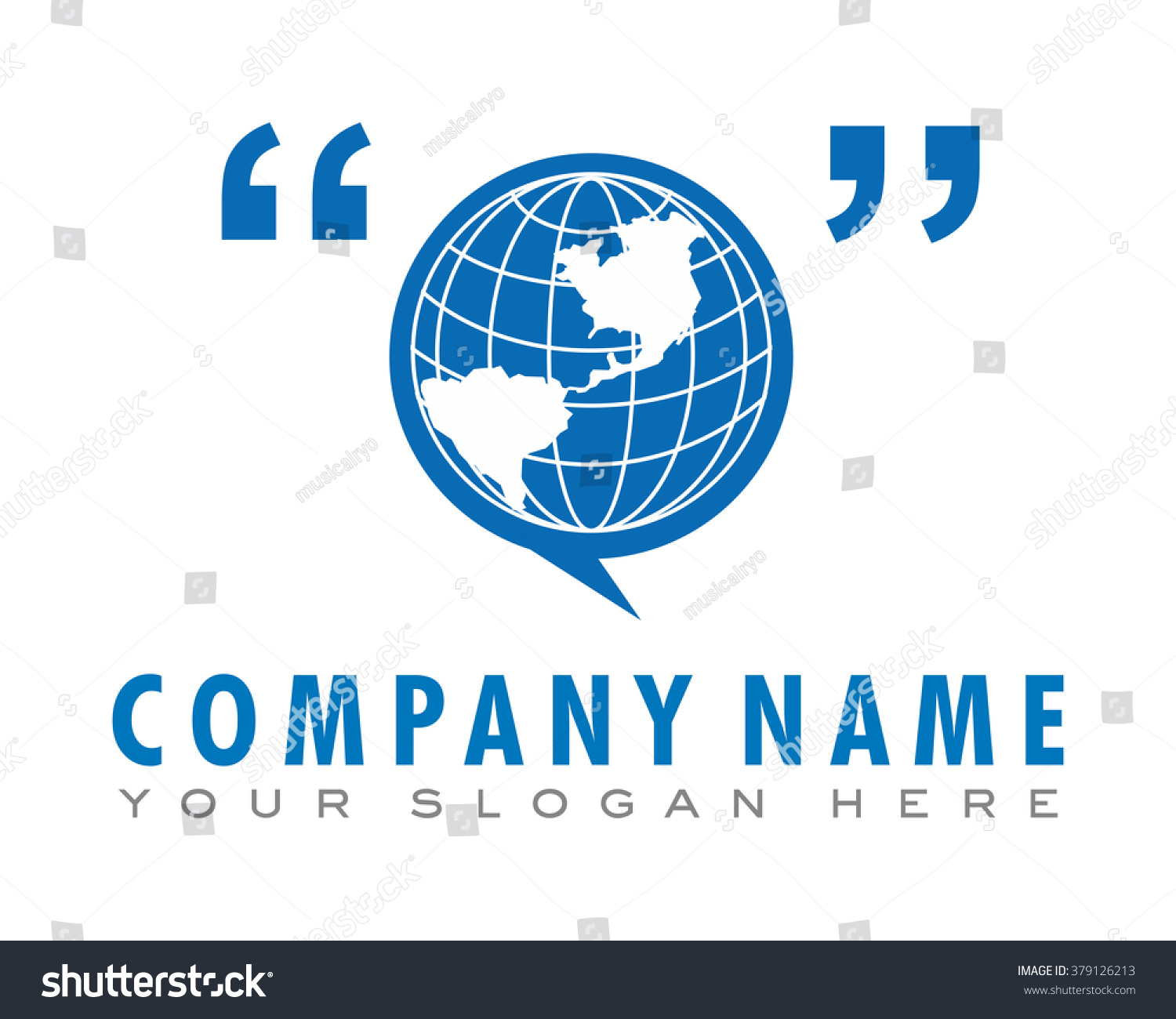 Blue Globe Earth World Image Icon Stock Vector (Royalty Free) 379126213 ...