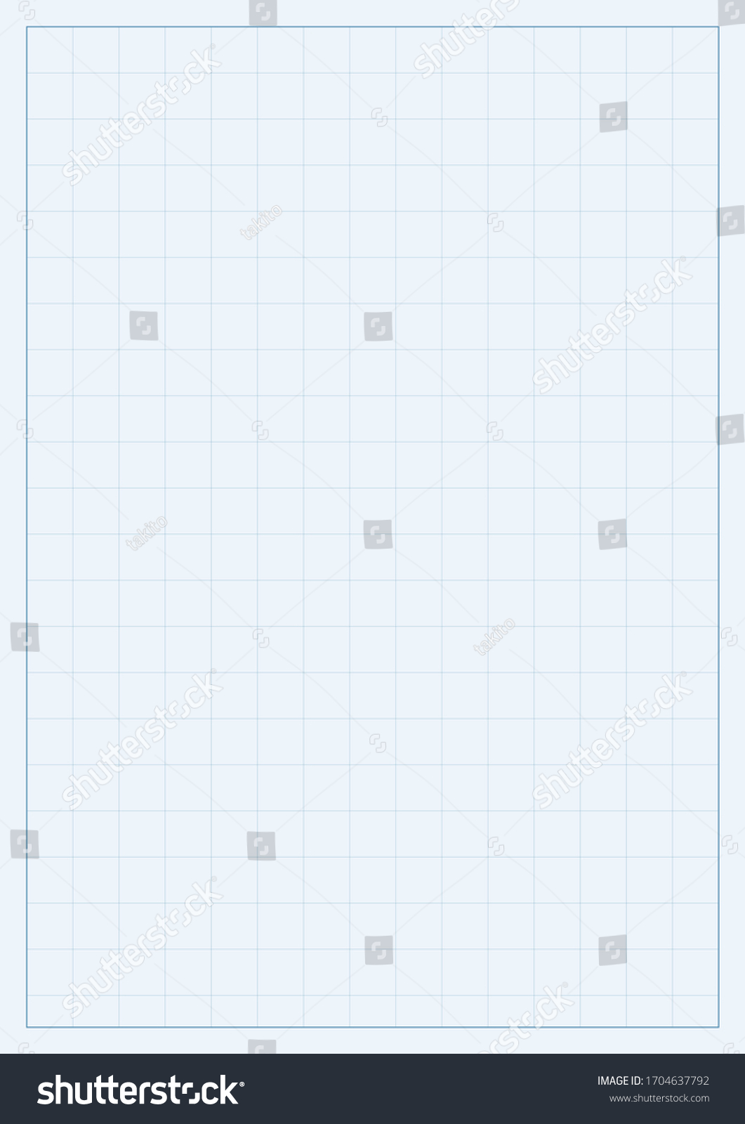 Blue Graph Paper Background Blueprint Background Stock Vector (Royalty ...