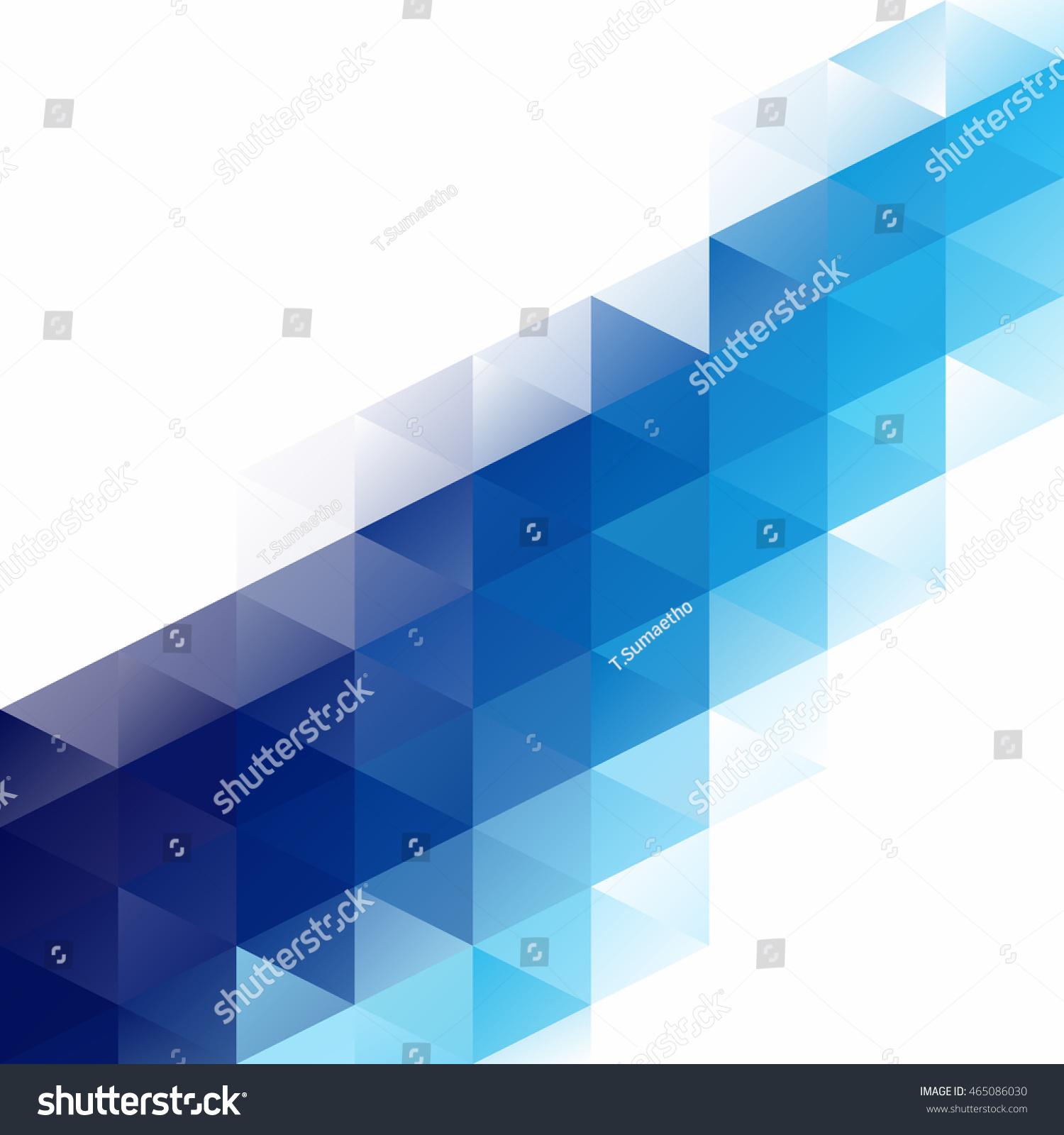 Blue Grid Mosaic Background Creative Design Stock Vector (Royalty Free ...
